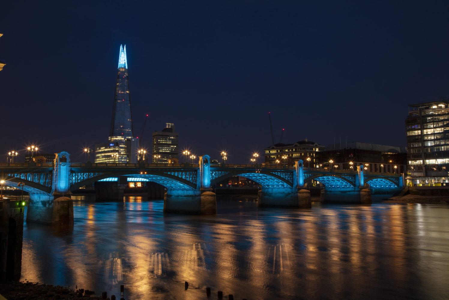 London, Cannon Street and Southwark bridges… | Illuminated River
