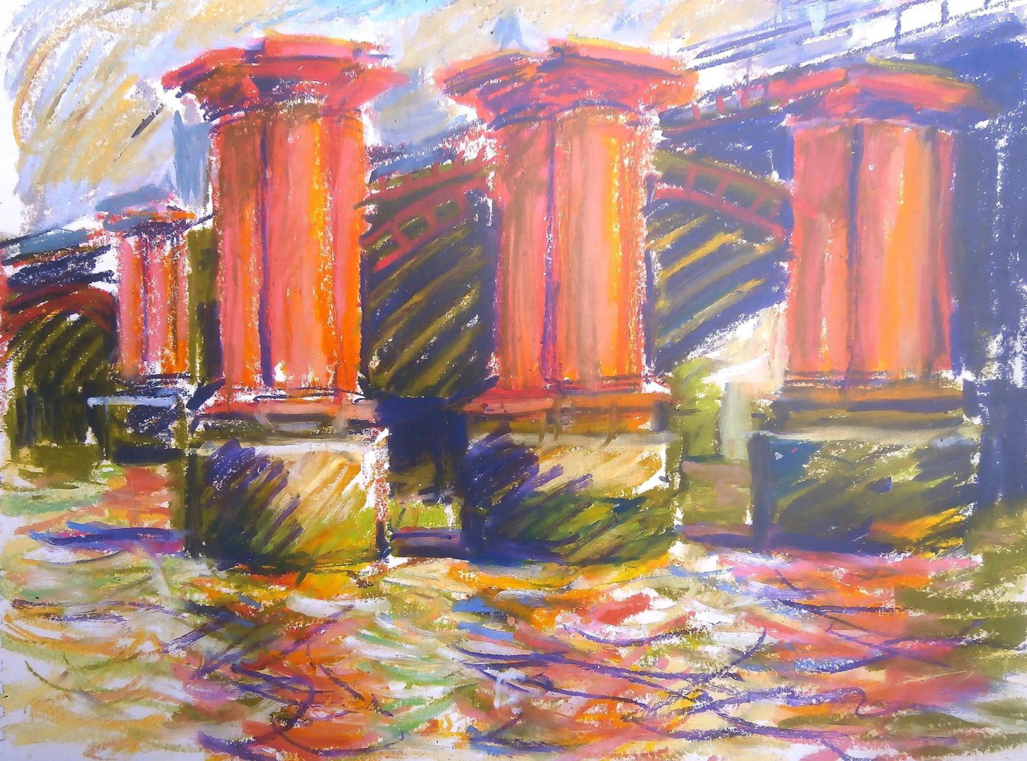 ‘The water is forever moving and nothing stays… | Illuminated River